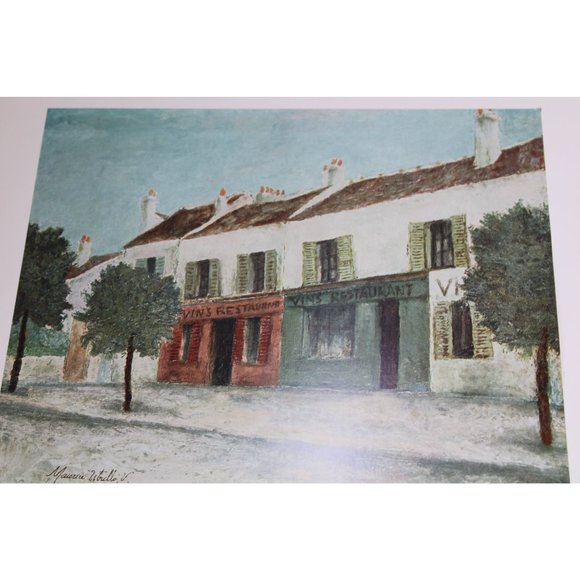 Maurice Utrillo | Art | Maurice Utrillo Bistros In A Suburb Print ...